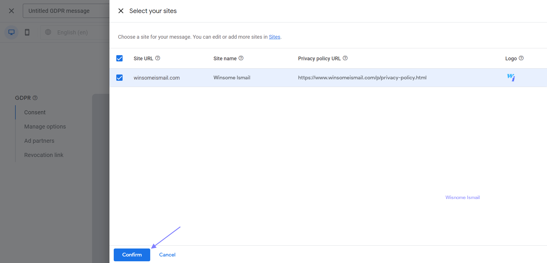 How To Create A GDPR Consent Message | Adsense » Winsome Ismail