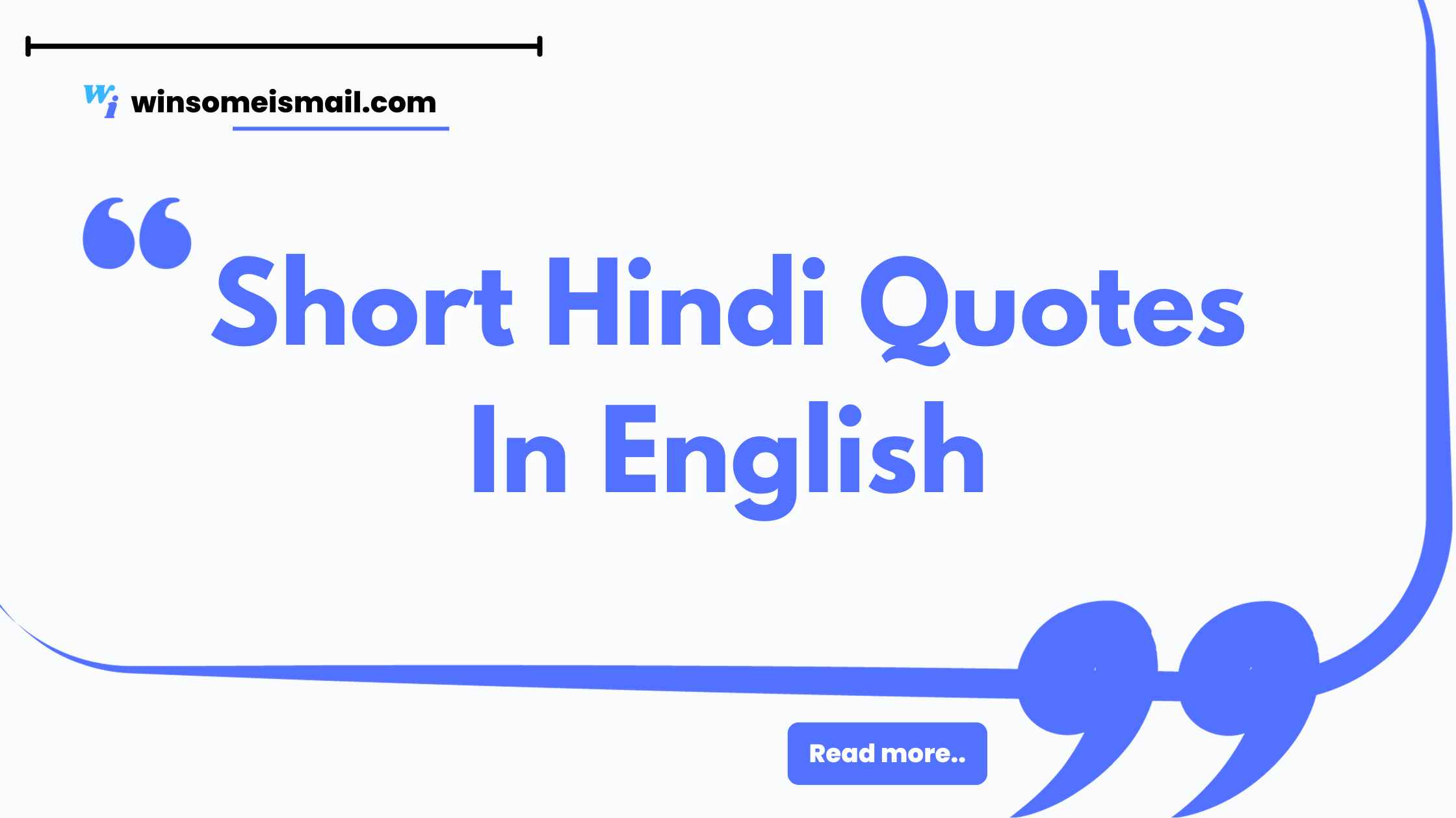 Short Hindi Quotes In English