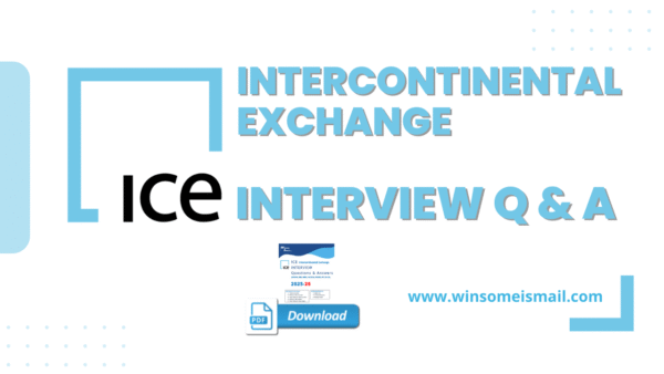 ICE Intercontinental Exchange Interview Questions & Answers